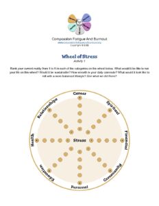CFAB – Wheel of Stress – Activity 1 – Compassion Fatigue and Burnout